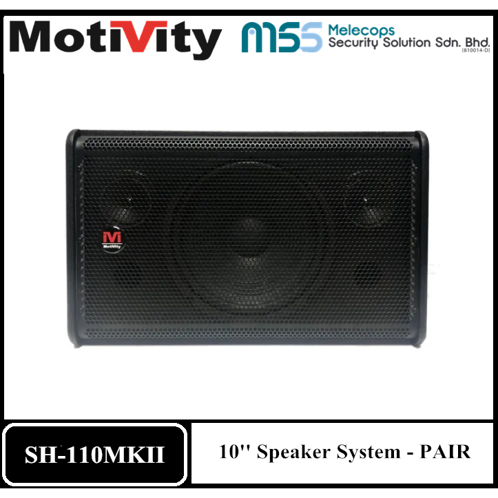 MOTIVITY SH-110MKII 10'' Speaker System - PAIR | Shopee Malaysia