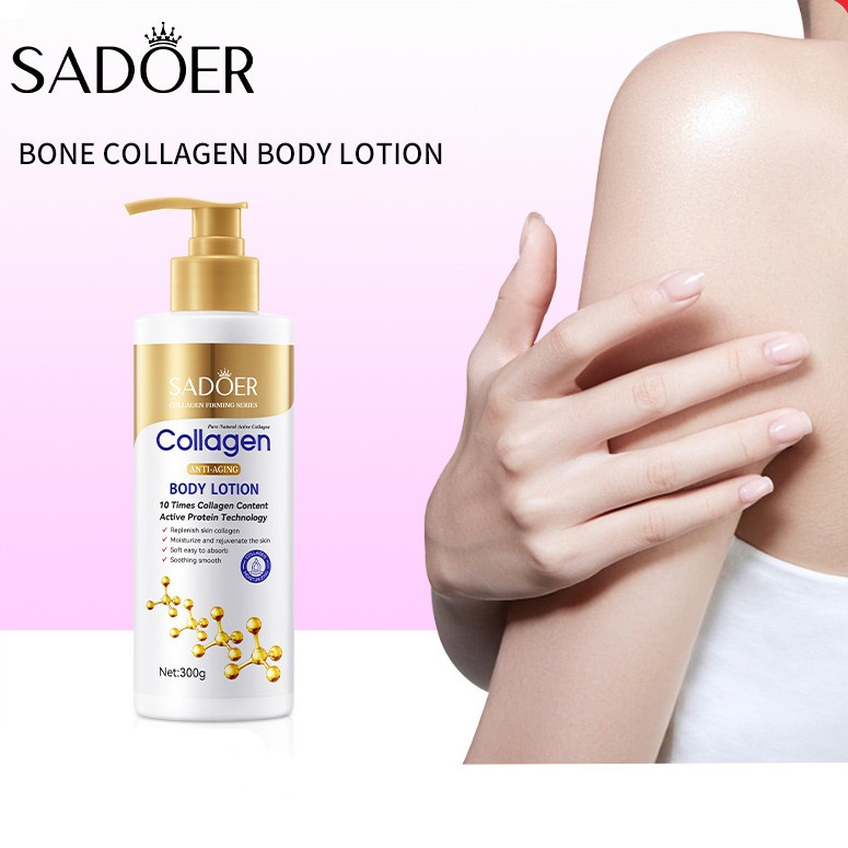 SADOER Collagen Anti-Aging Body Lotion Whitening Cream Moisturizing Body Lotion Whitening Skin ...