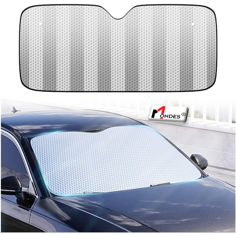 Car Metallic Reflective Windscreen Sun Shade Axia Myvi Saga BLM FLX ...