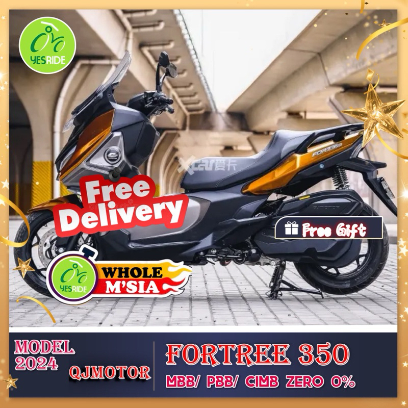 QJMOTOR FORTRESS 350 New Model 2024 | Shopee Malaysia