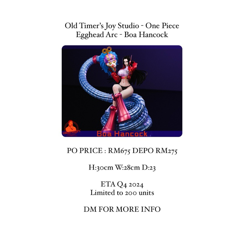 Old Timer’s Joy Studio - One Piece Egghead Arc - Boa Hancock | Shopee ...