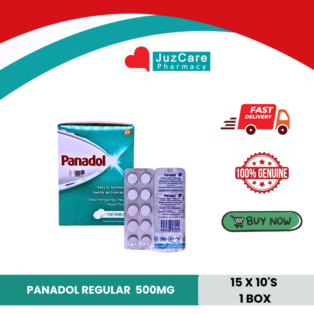 PANADOL REGULAR 500mg | 15 x 10"s | Shopee Malaysia
