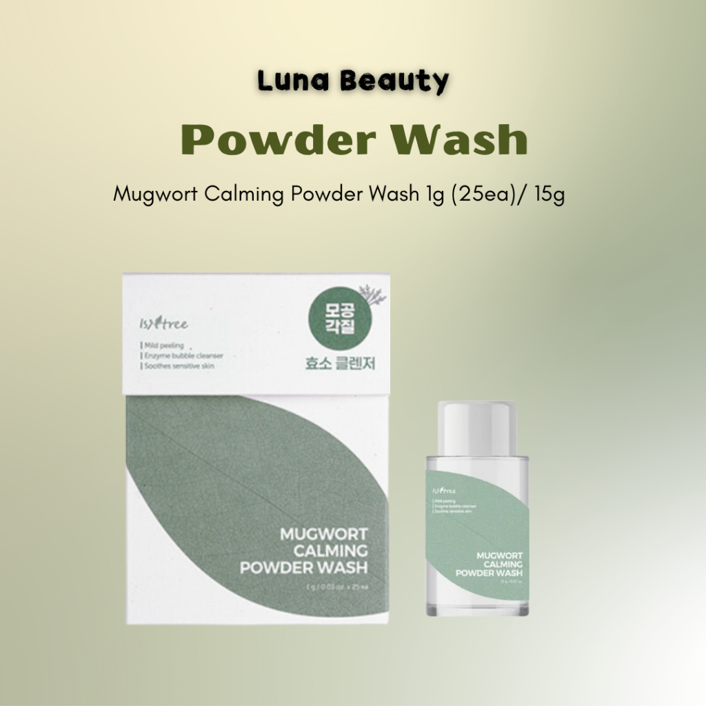 [Isntree] Mugwort Calming Powder Wash 1g x 25 ea/15g | Shopee Malaysia