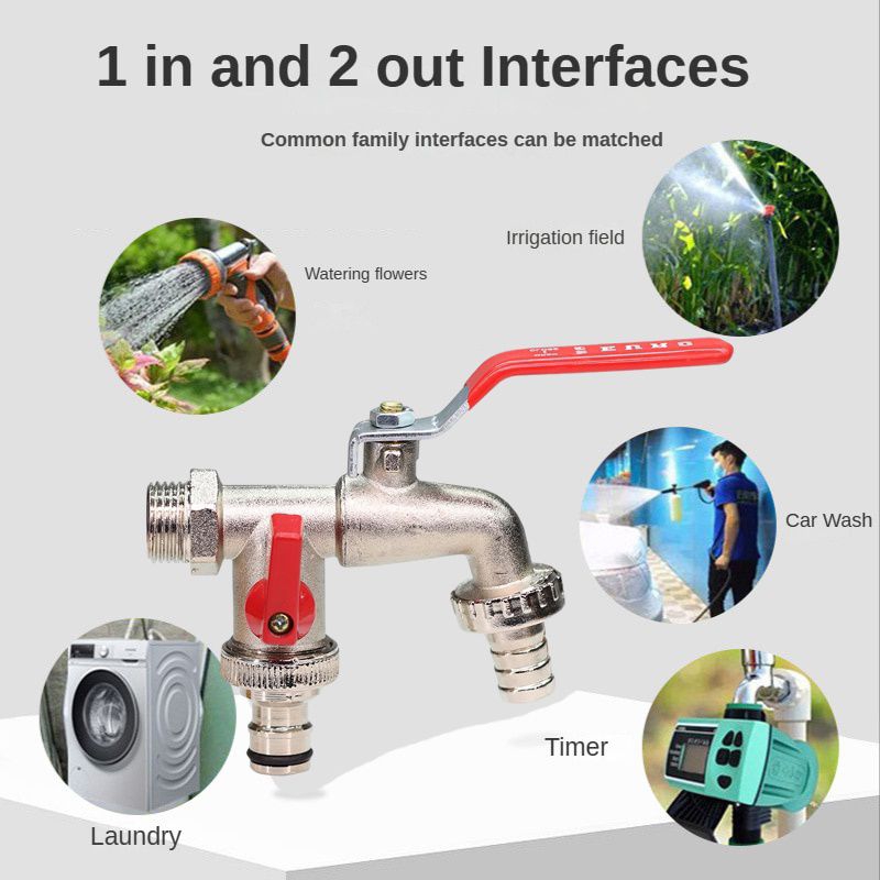 1/2" 15mm Gardening Washing Machine Bib Tap Water Tap | Shopee Malaysia