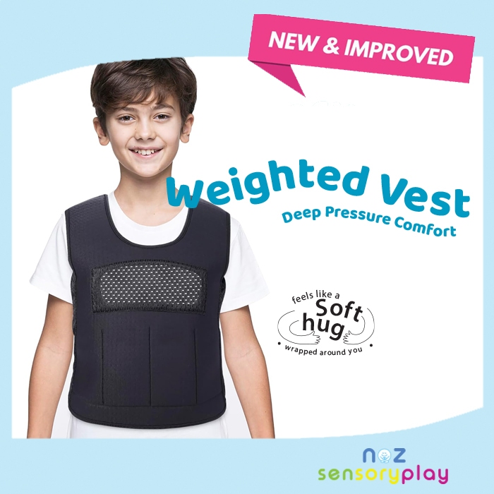 Children's Weighted Vest For Autism ADHD SPD Sensory Overload | Shopee ...