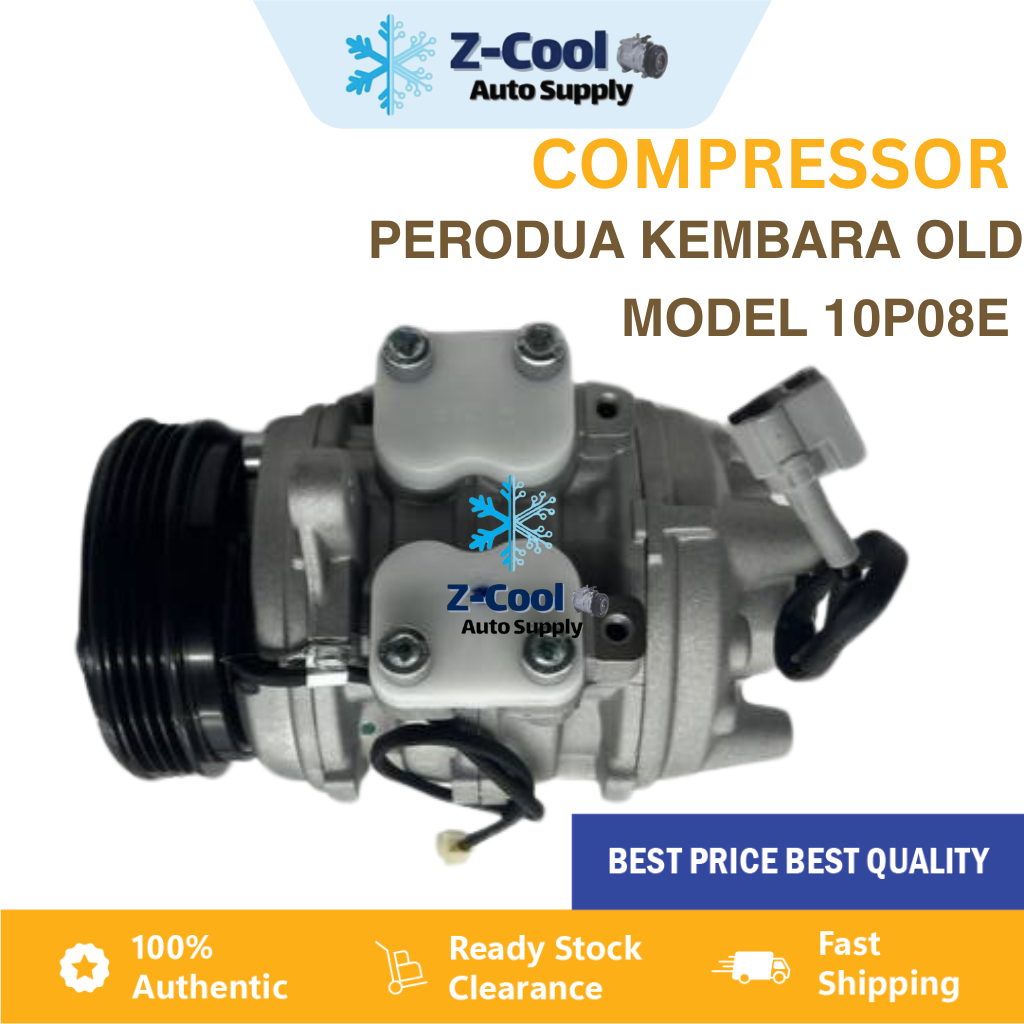 PERODUA KEMBARA OLD MODEL (1998-2003 YEAR) NEW COMPRESSOR (CAR AIRCOND ...