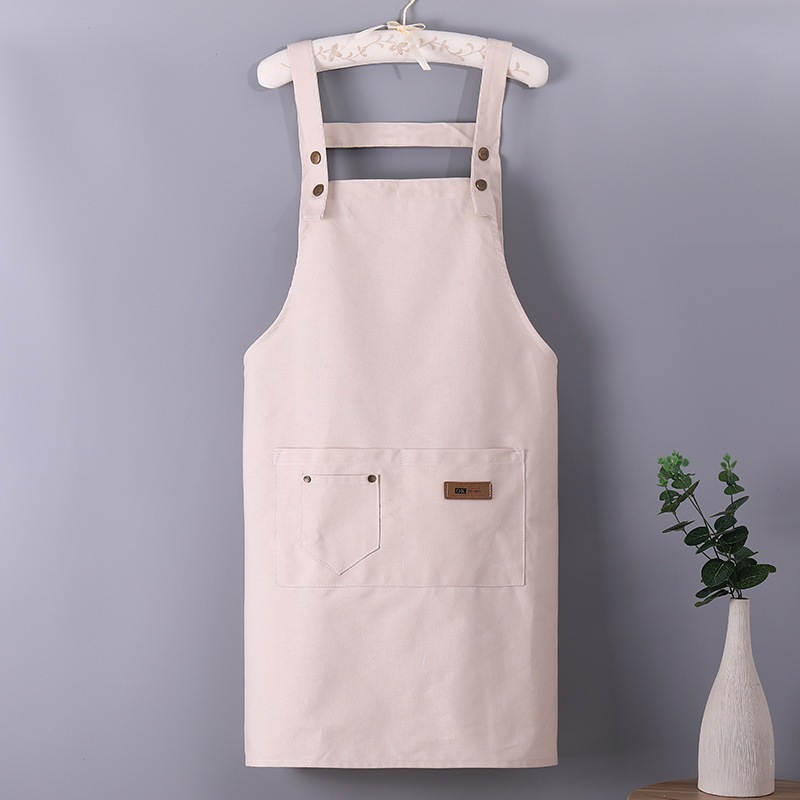 Kitchen Apron Chef Apron Hitam Murah H-Type Strap Design Denim Apron ...