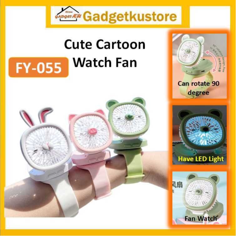 Cute MIni Electric Portable Mini Watch Fan Handheld 3 Speed Usb Fan FY ...