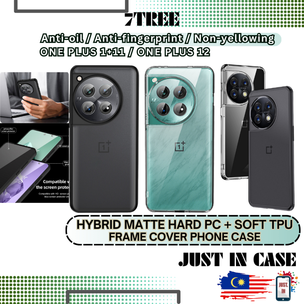 HYBRID Transparent PC TPU Case for One Plus 1 + 11 One Plus 12 ...