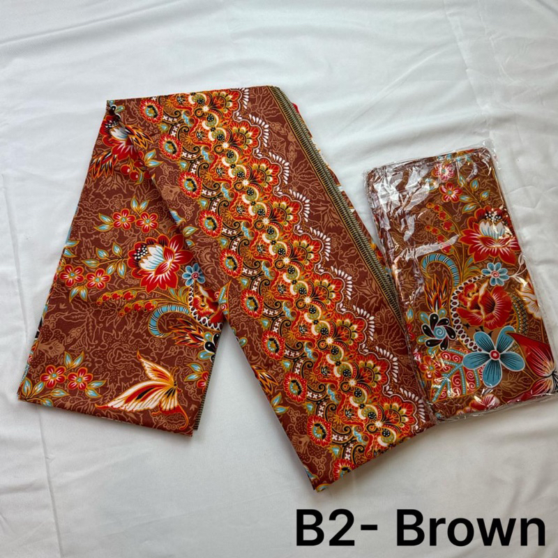 KAIN BATIK BORNEO SARAWAK / KAIN BATIK HALUS SUTERA / KAIN BATIK VIRAL ...