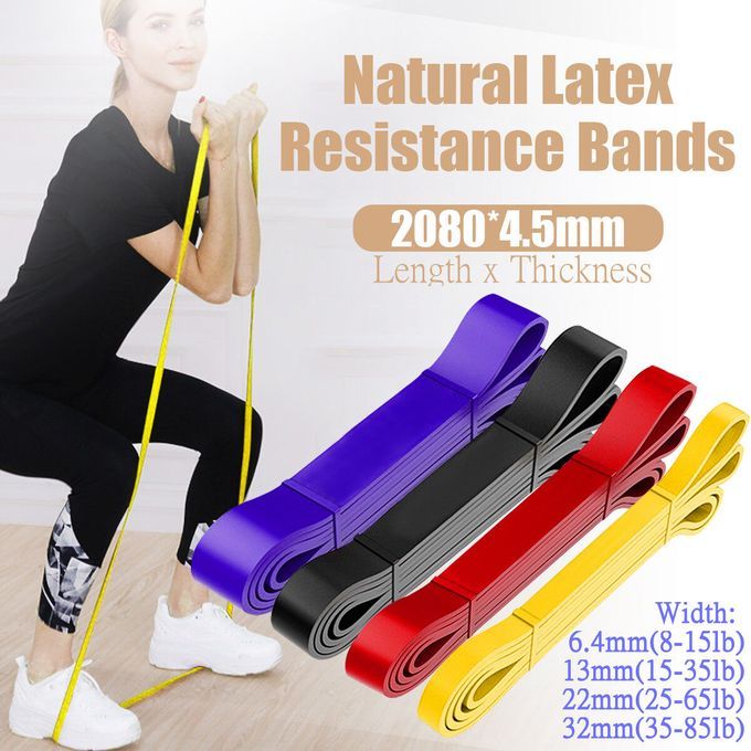 【Ready Stock】Gym Natural latex Resistance Band Elastic Band exercise ...