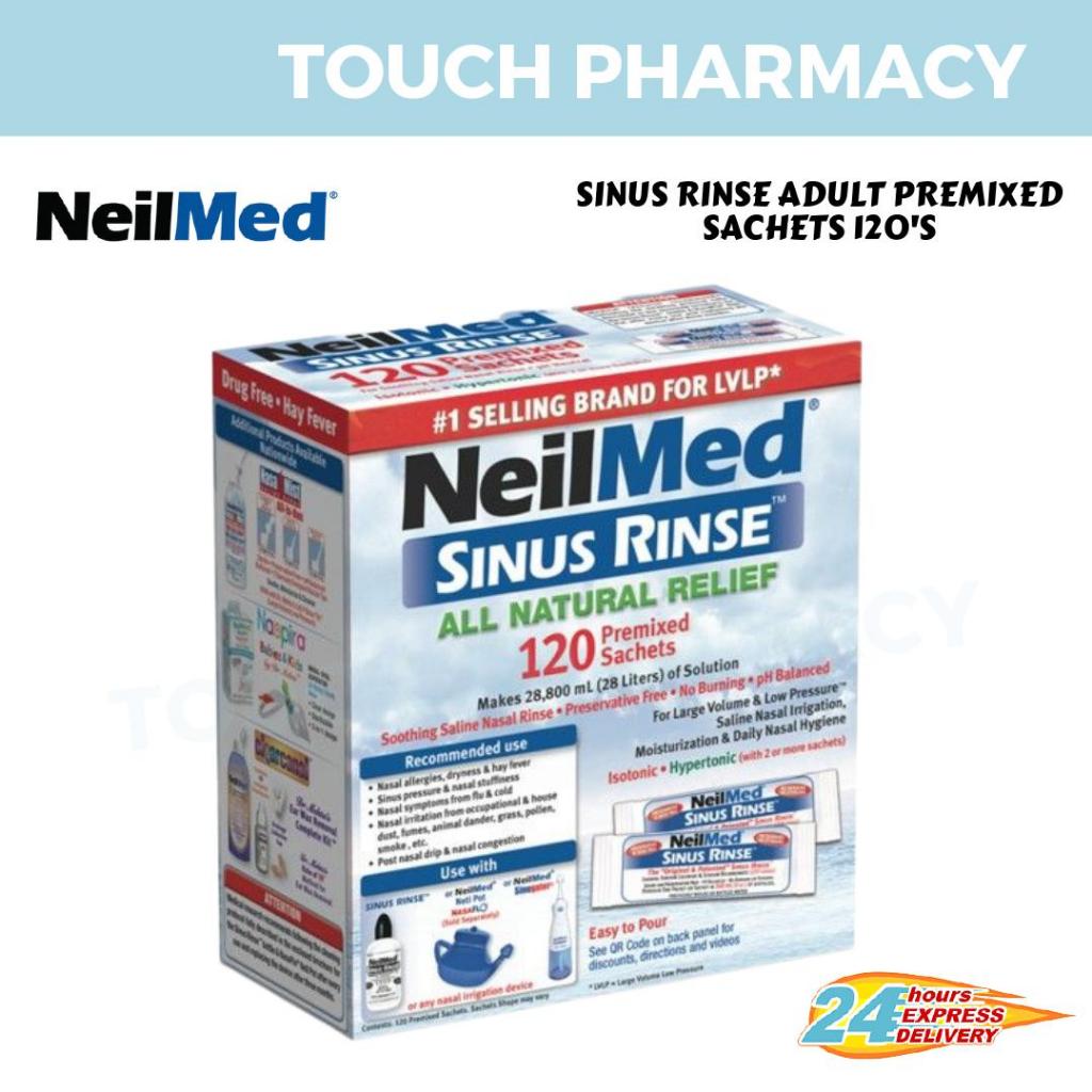 NEILMED Sinus Rinse Adult Premixed Sachets 120's/BOX | Shopee Malaysia