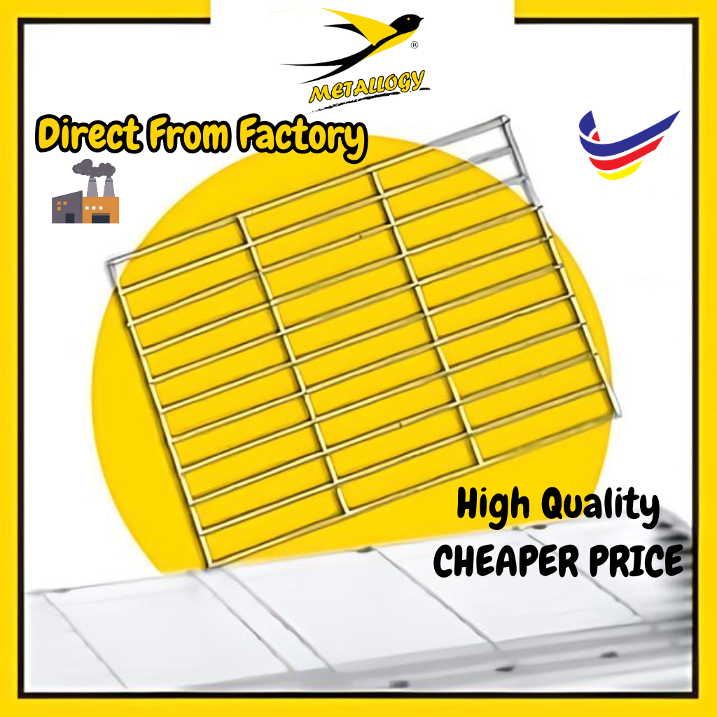 Metallogy BBQ Barbecue Grill Net Jaring Besi BBQ Pemanggang Camping ...