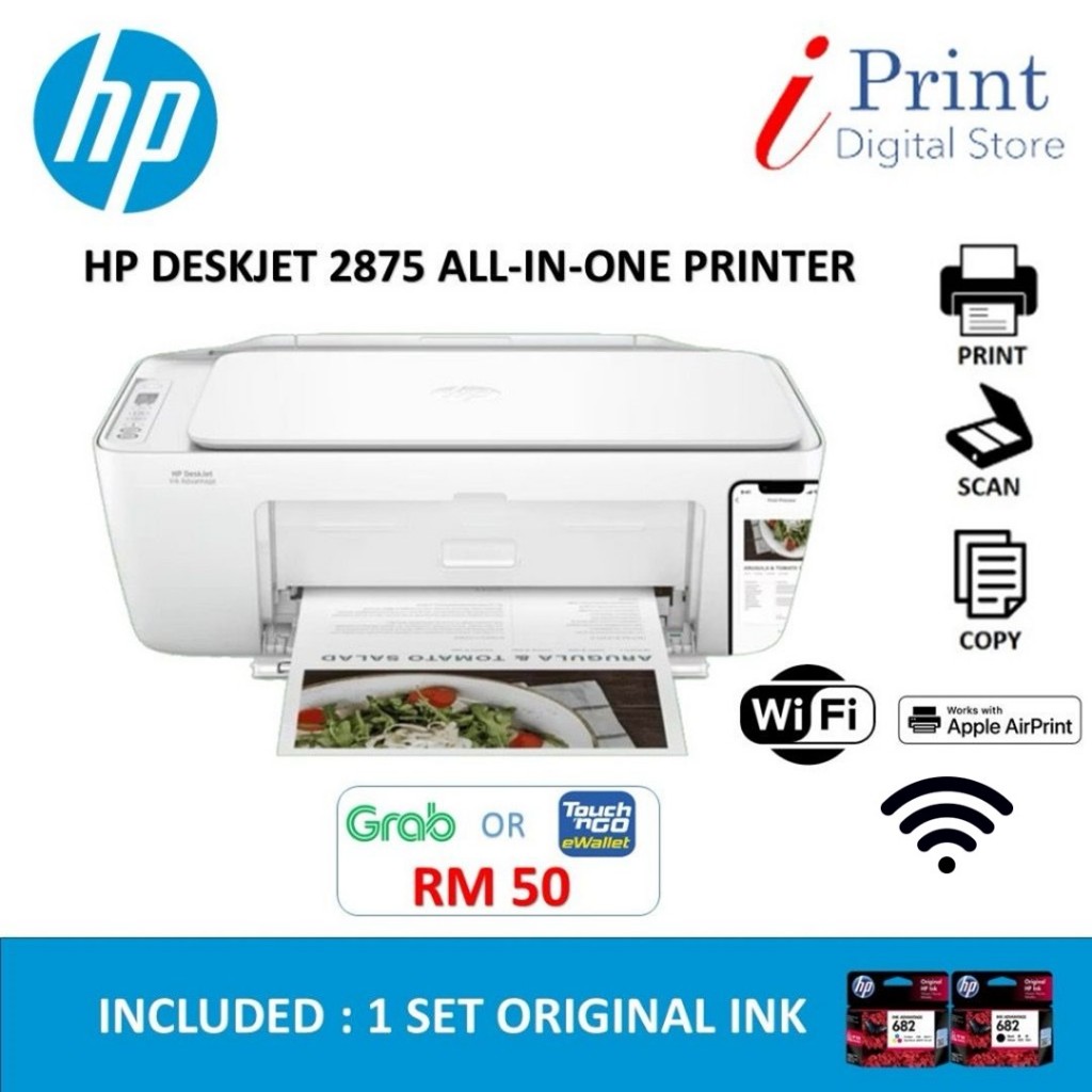 HP 2776 DESKJET INK ADVANTAGE / 2777 HP 2875 HP 2777 ALL-IN-ONE WIFI ...