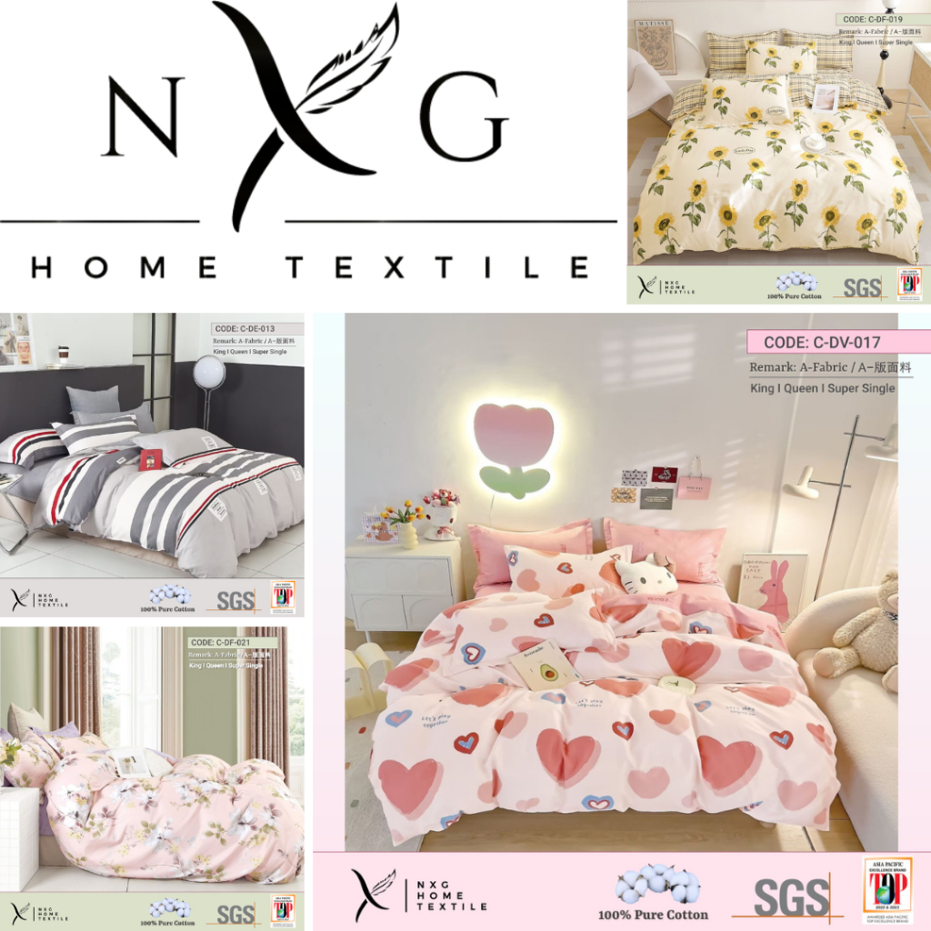 2200tc 100% Pure cotton King/Queen 5in1 with Comforter AND King Queen ...