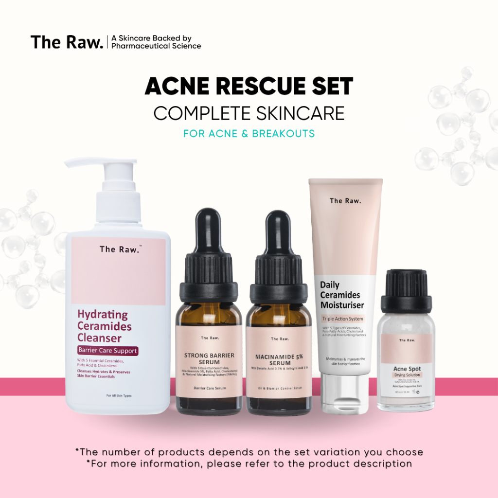 The Raw. Acne Rescue Set - for Acne & Breakouts | Shopee Malaysia