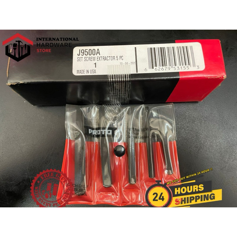 Proto j9500A SET SCREW EXTRACTOR 5PCS | Shopee Malaysia