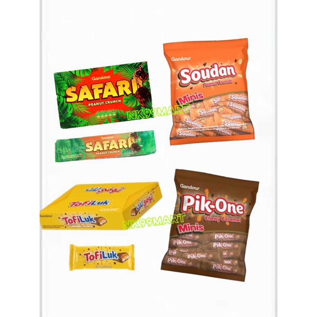 (TOFILUK 33gx12'S/SAFARI PEANUT CRUNCH 34gX12'S)/(PIK-ONE CHEWY CARAMEL ...