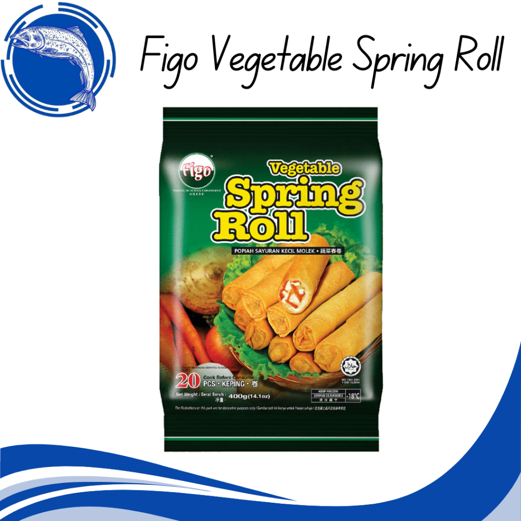 🔥New🔥 Figo Vegetable Spring Roll / Popiah Sayuran / 蔬菜春卷 [ 20PCS ...