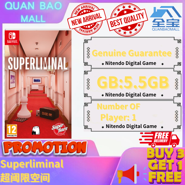 Superliminal 超阈限空间 (Nintendo switch) DigitalDownload | Shopee Malaysia