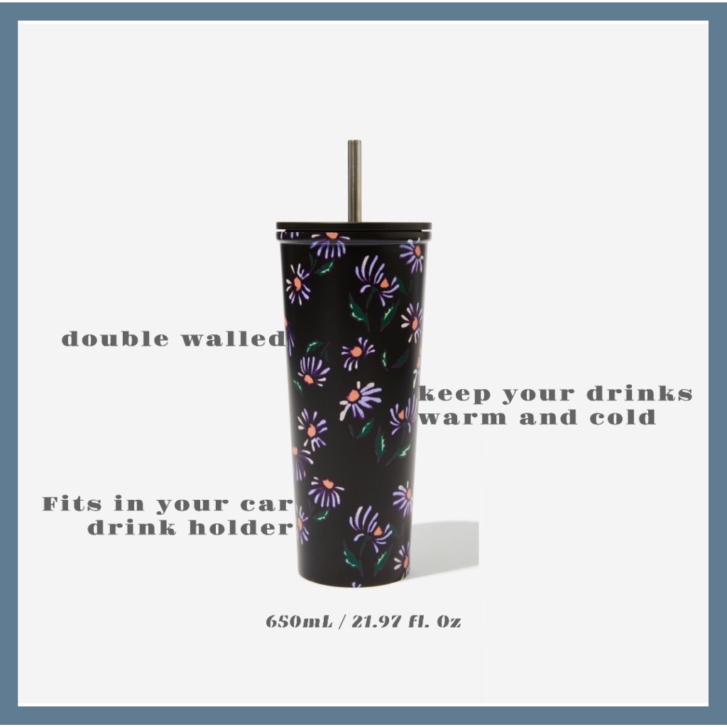 TYPO x Gudetama Tumbler / Typo Metal Smoothie Cup / Stainless Steel ...