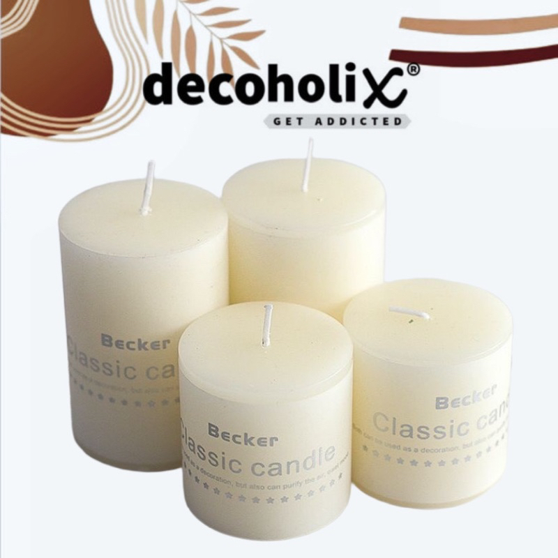 Decoholix 🇲🇾 BECKER Candles (1 pcs) | Shopee Malaysia