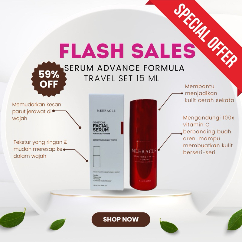 Mini Meeracle Serum Advance Formula 15ML | Shopee Malaysia