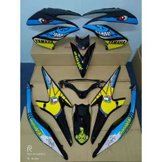 COVERSET YAMAHA NVX 155 V1 AND V2 HITAM BATMAN & DESIGN MERAH BATIK ...