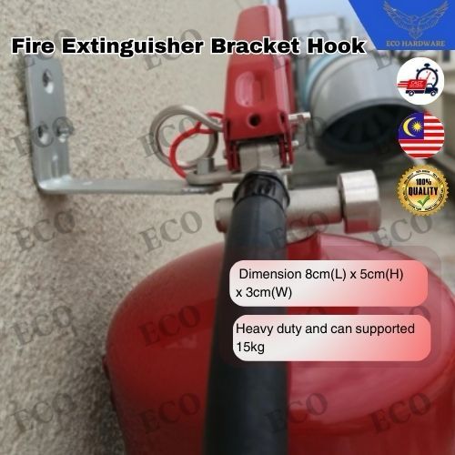 (50pcs) Heavy Duty Fire Extinguisher Bracket Hook/Bracket Pemadam Api ...
