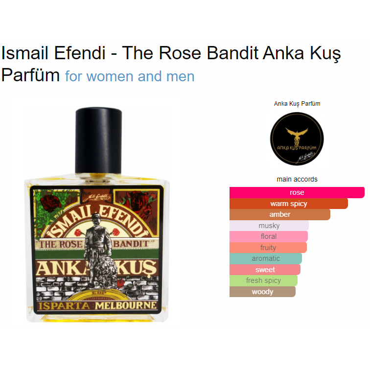 [Decant] Original Anka Kus Ismail Efendi - The Rose Bandit | Shopee ...