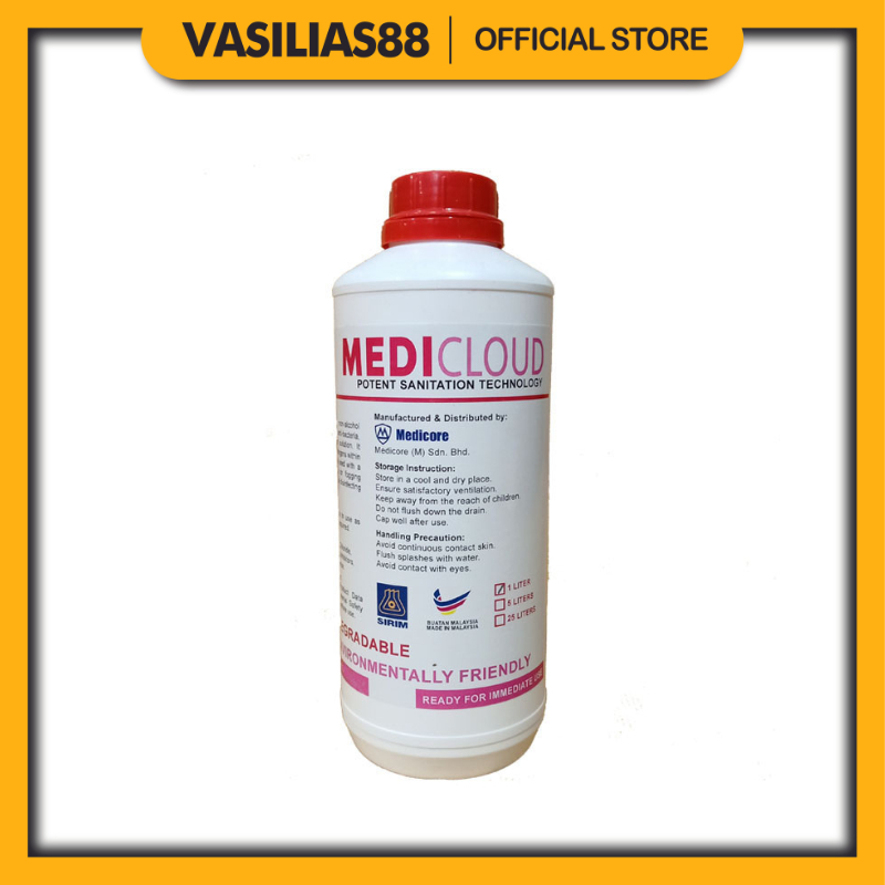 SIRIM APPROVED MEDICLOUD FOGGING SOLUTION MEDICORE 1L @ BENZALKONIUM CHLORIDE COVID HOSPITAL ...