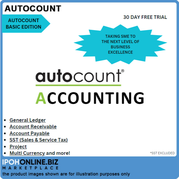 AutoCount Accounting 2.0 - AutoCount Basic Edition | Shopee Malaysia