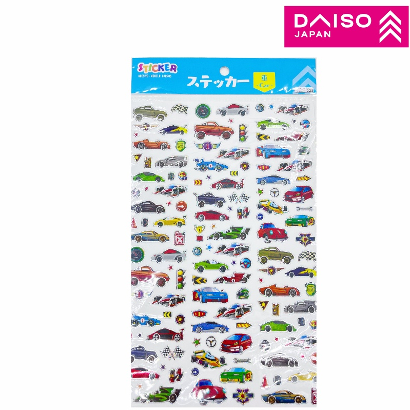 DAISO No-525 Kids Sticker Collection (Car) | Shopee Malaysia