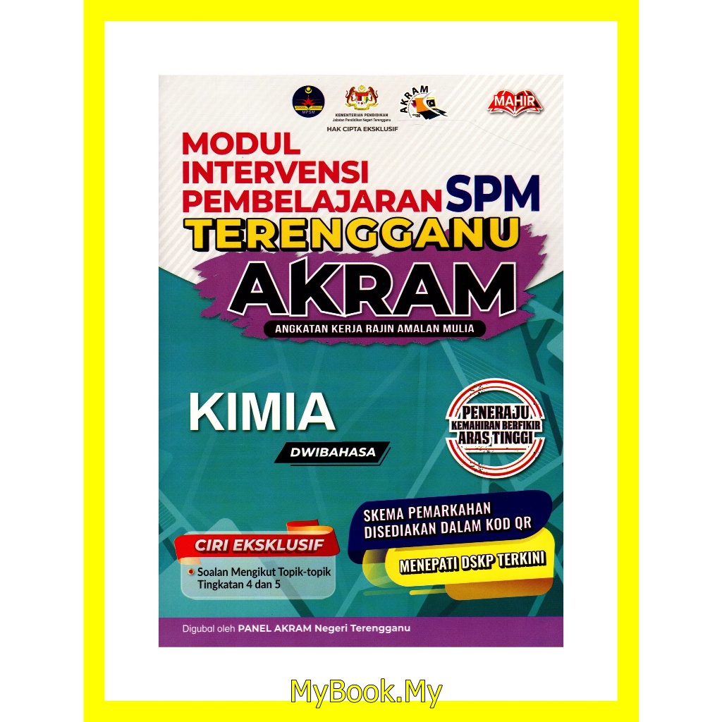 *BARU* MyB Buku Latihan : Kimia Chemistry Modul Intervensi Pembelajaran ...