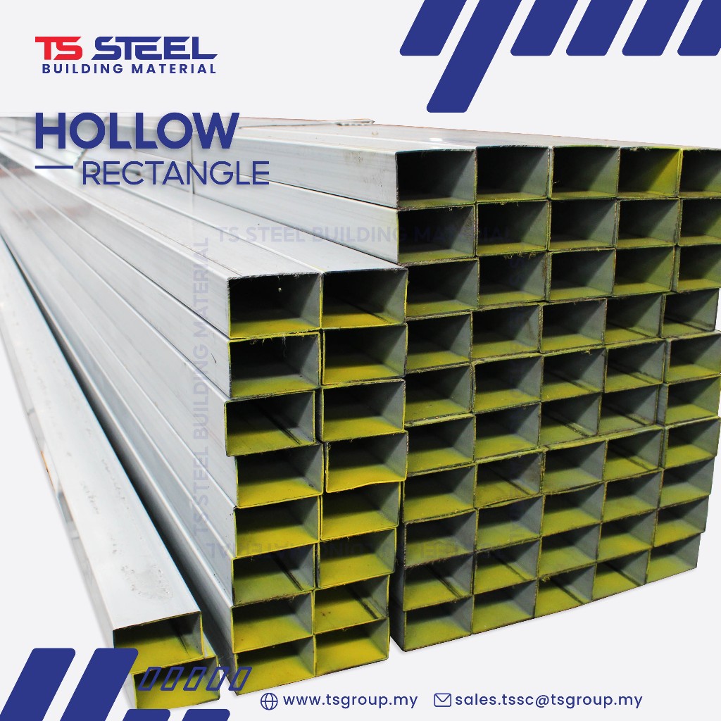 TSSTEELBUILDINGMATERIAL SQUARE / RECTANGLE HOLLOW SECTION (1.20mm - 2 ...
