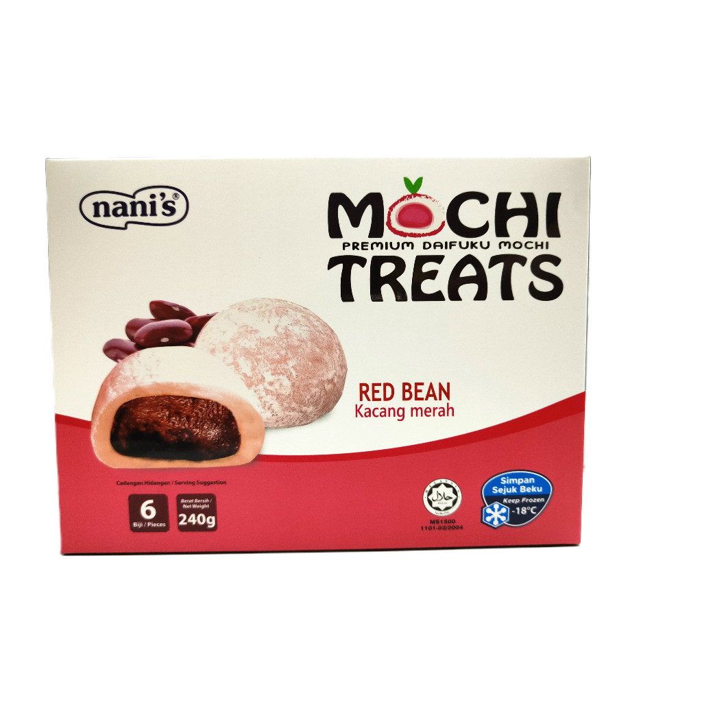 Soft Chewy Mochi Halal Mochi Redbean 6 pieces | Shopee Malaysia