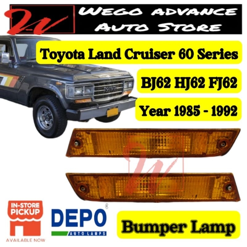 Toyota Land Cruiser 60 Series BJ60 BJ62 FJ62 HJ62 Front Bumper Signal ...