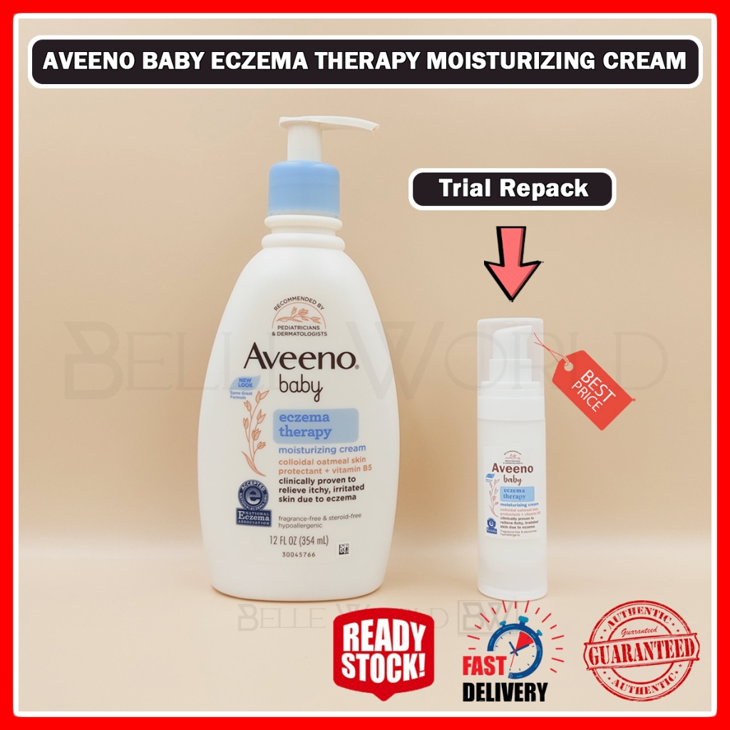 (TRIAL REPACK) Aveeno Baby Eczema Therapy Moisturizing Cream | Shopee ...