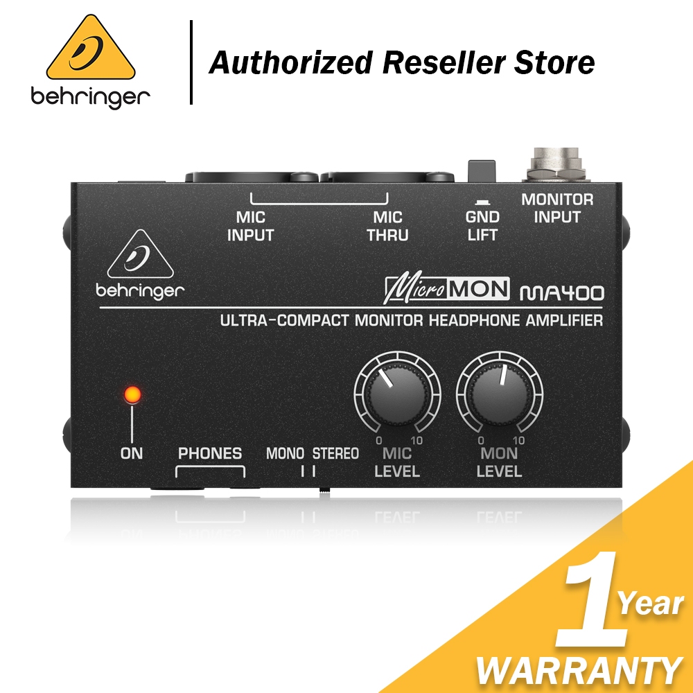 Behringer MicroMON MA400 Monitor Headphone Amplifier | Shopee Malaysia