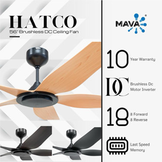 Mava (New model) 56” Hatco Dc inverter fan 8speed remote control super ...