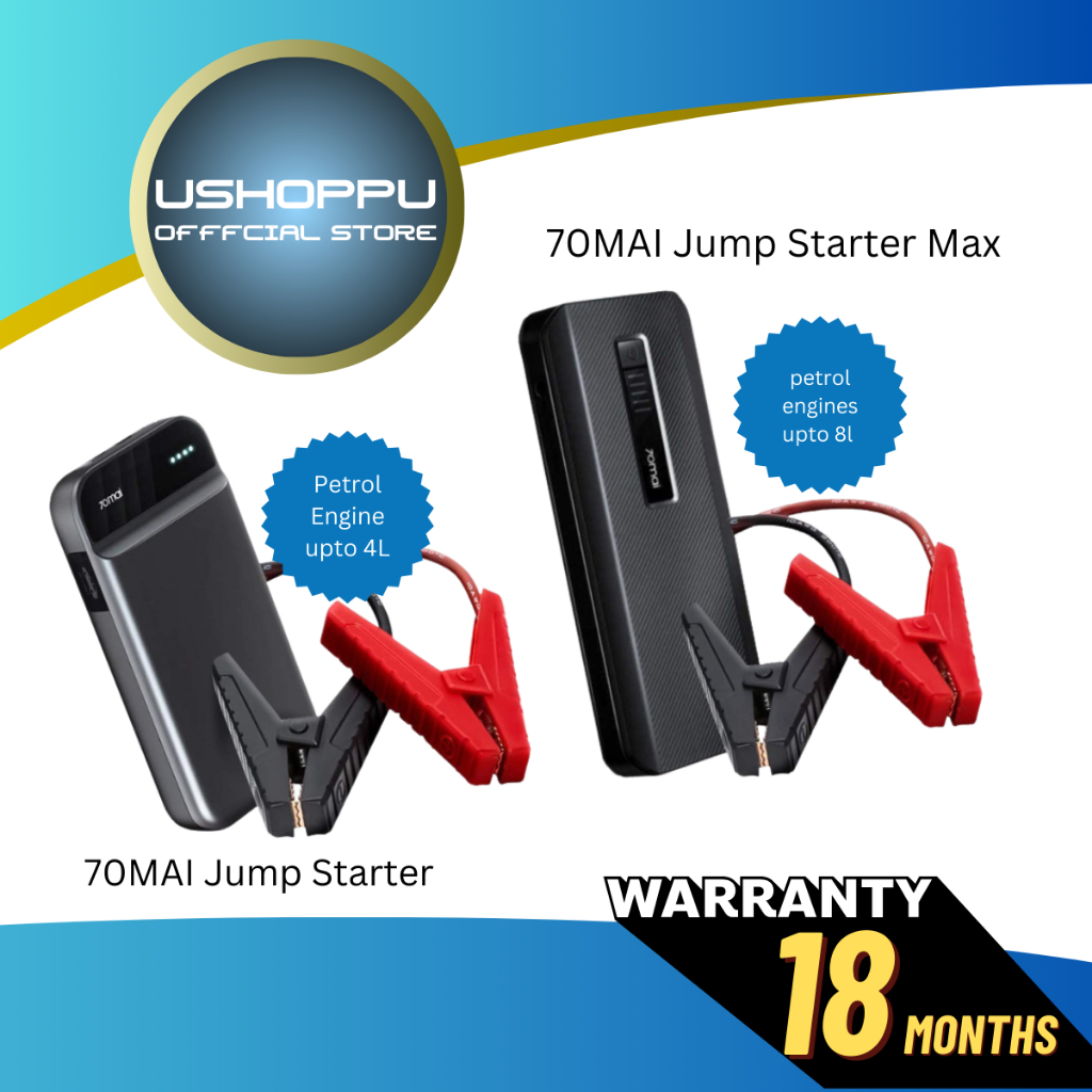 【Ready Stock】70mai Jump Starter PS01/Jump Max PS06 Power bank for Car ...