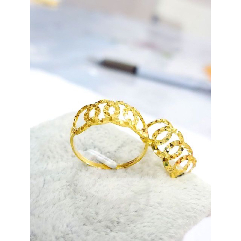 💋 COP 916 / 999 PERSIS ORI 💋 EMAS BANGKOK CINCIN ( RING ) 💋 | Shopee ...