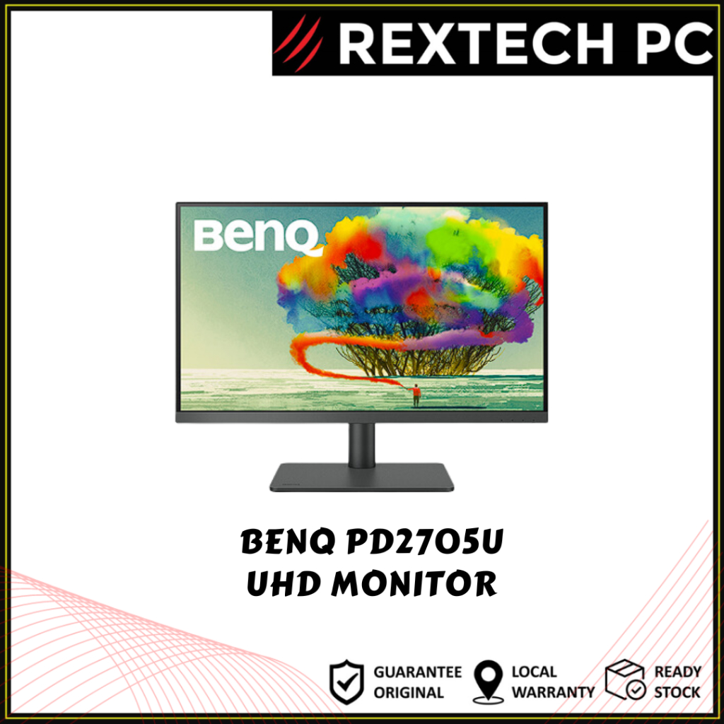BENQ PD2705U 4K UHD Monitor 27 inch UHD 60Hz 3840x2160 | Shopee Malaysia