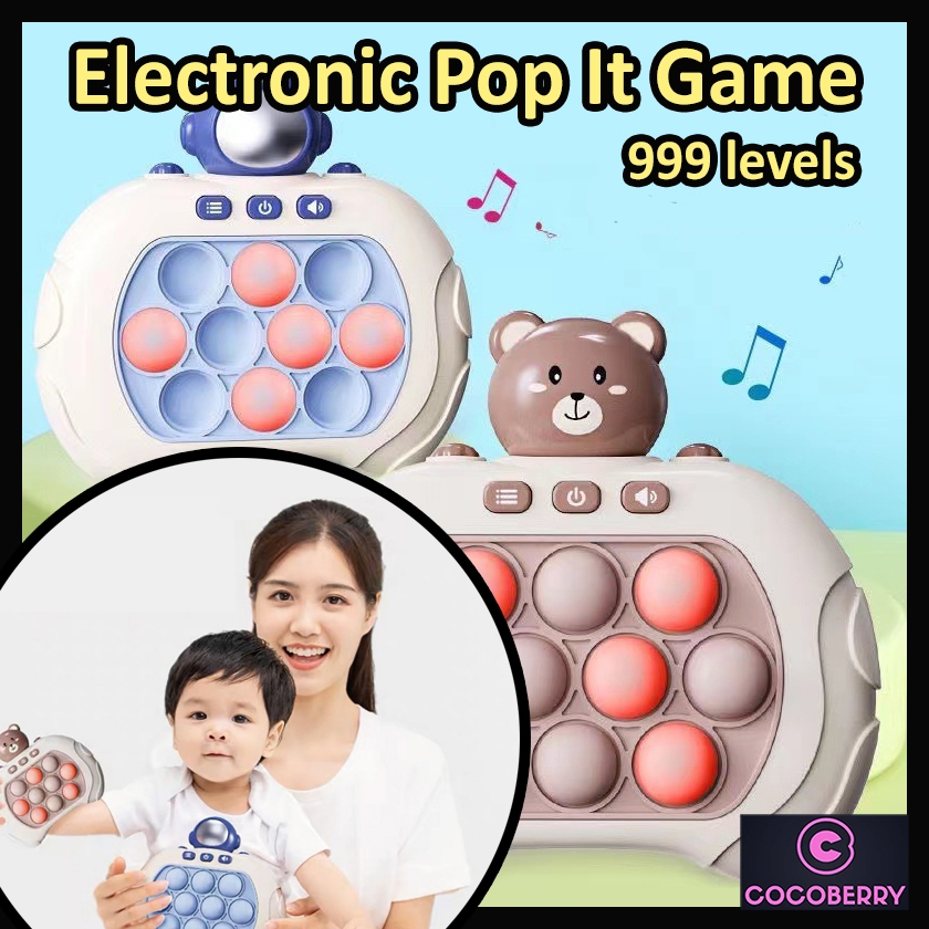 Quick Push Pop It Game Electronic Pop It Kids Console Education ...