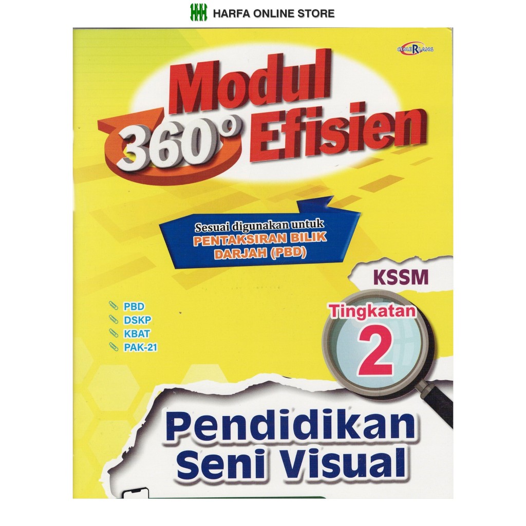 BUKU LATIHAN : MODUL 360 EFISIEN PENDIDIKAN SENI VISUAL TINGKATAN 2 KSSM | Shopee Malaysia