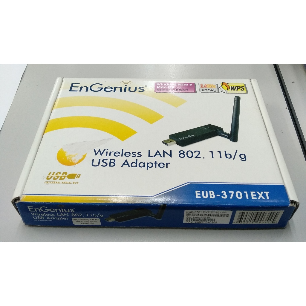 EnGenius EUB-3701EXT Wireless LAN 802.11b/g USB adapter | Shopee Malaysia