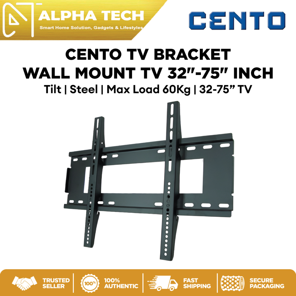 Cento Malaysia Universal 32" - 75" Wall Mount Bracket BRK-LCD3250 ...
