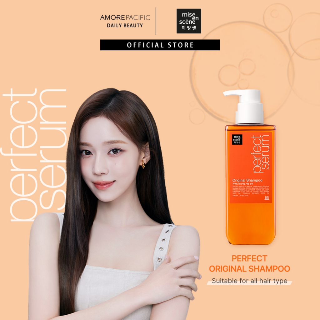 MISE EN SCENE Perfect Original Serum Shampoo 530ml | Shopee Malaysia