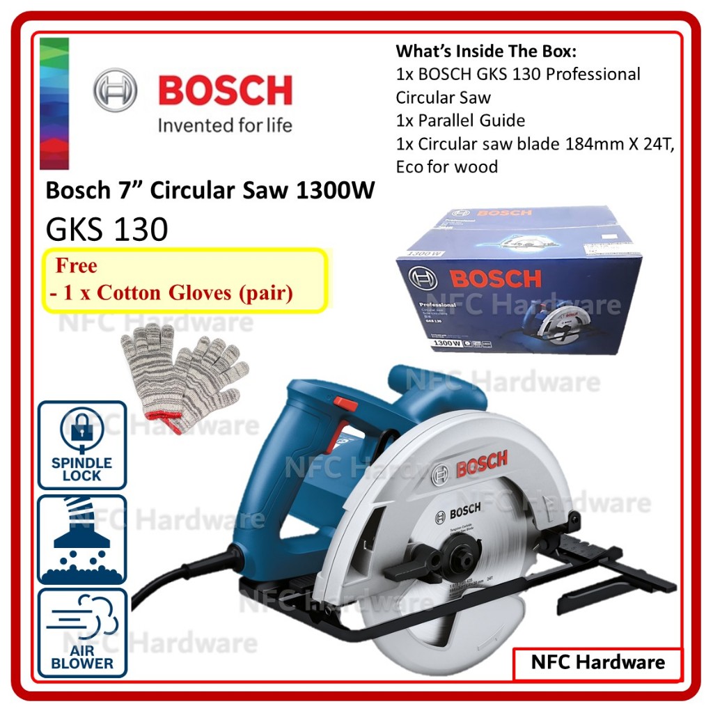 Bosch GKS 130 7” Circular Saw 1300W | Shopee Malaysia
