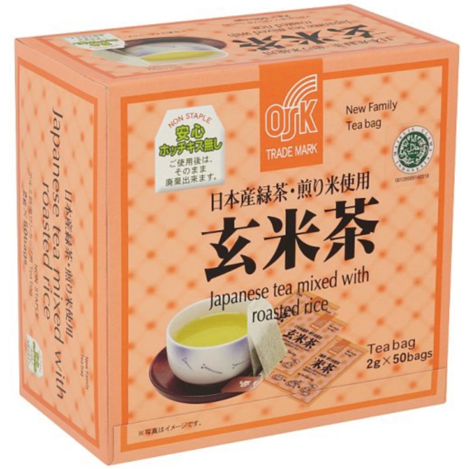 OSK Japanese Tea With Roasted Rice Tea Bags | 50s x 2g | Shopee Malaysia